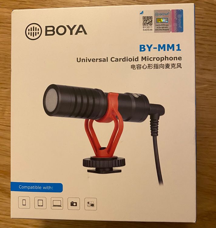BOYA BY-MM1 Universal Cardioid Microphone | Kaufen auf Ricardo