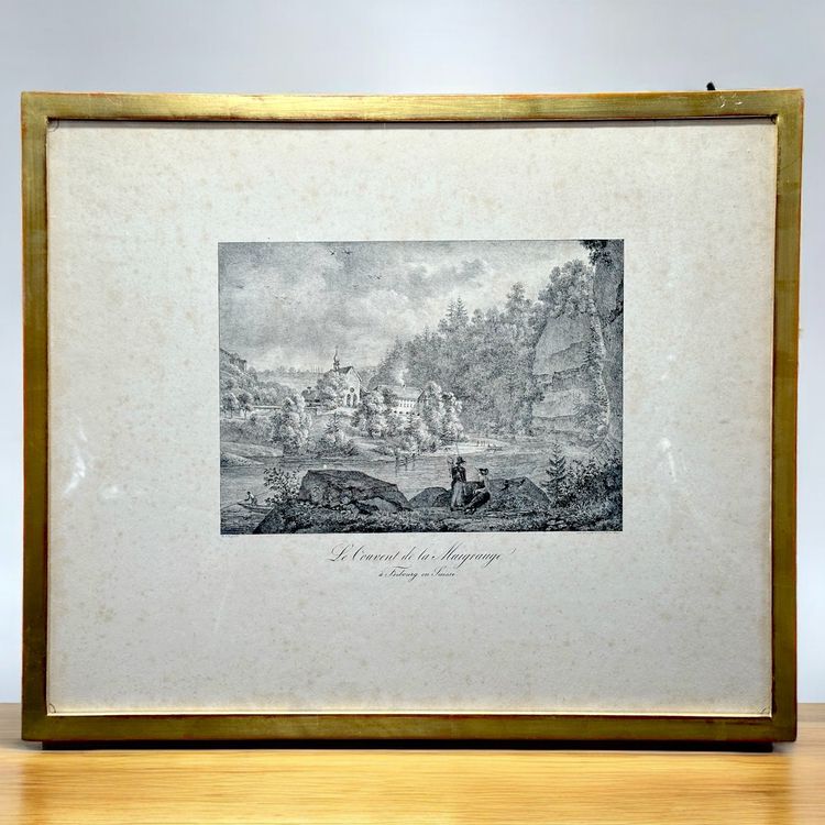 Philippe de Fégely (Suisse, 1790 - 1831) gravure encadrée (Gebraucht ...