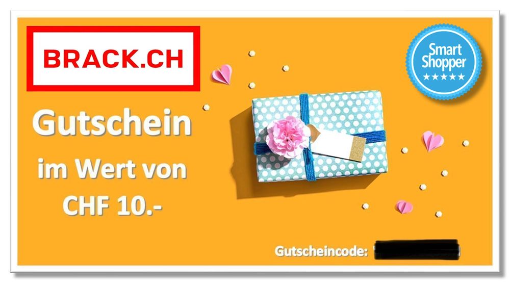 CHF 10.– BRACK Gutschein ab 80.– (Neu und originalverpackt) in Chur für CHF 1 – mit Lieferung ...