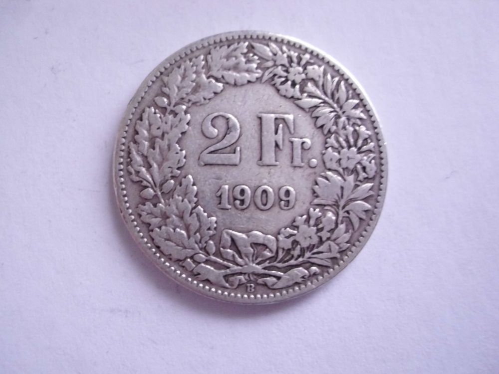 2 Franken 1909 (Gebraucht) in Birsfelden für CHF 5.8 – mit Lieferung auf Ricardo kaufen