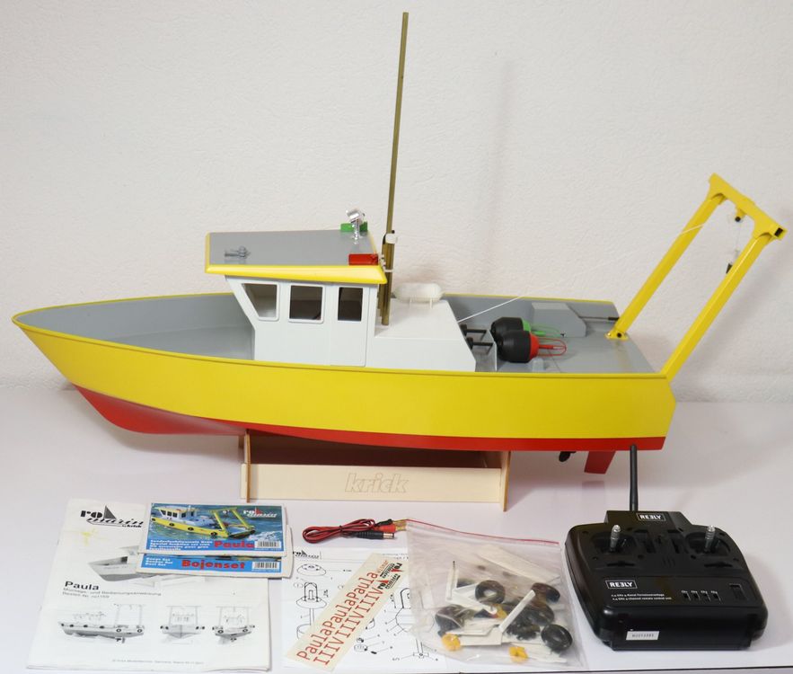 Krick Romarin Paula III RC Modellboot mit Kran 1:25 (Gebraucht) in ...