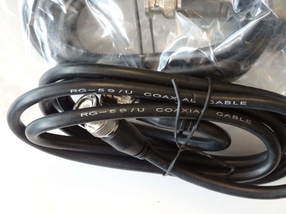 30 Stück BNC-Kabel (HF-/Koaxialkabel RG59/U) je 1,5 m | Kaufen auf Ricardo
