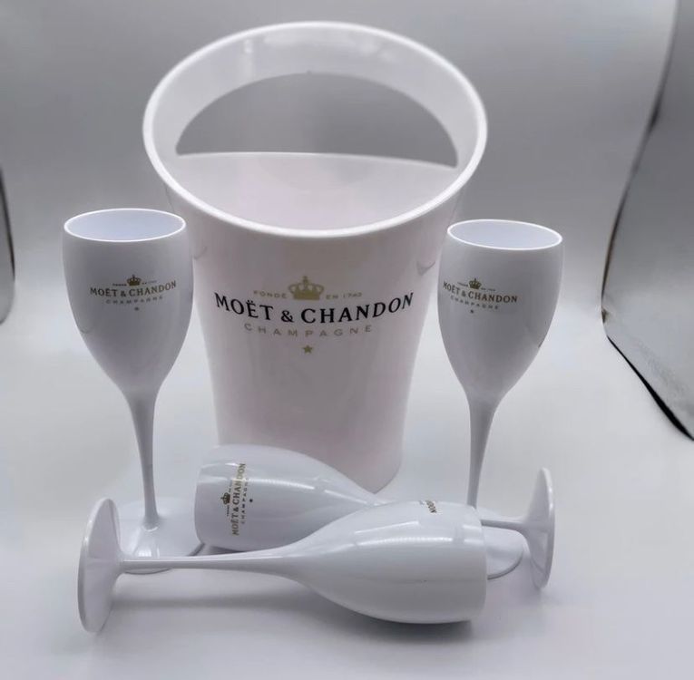 MOËT & CHANDON SET A 5 STÜCK / WEISS /Ab 1.- CHF / AKTION/ (Neu und ...