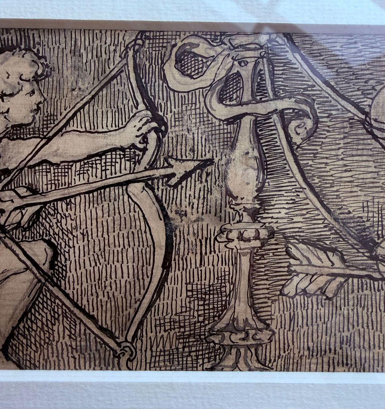 Melchior Paul von Deschwanden Zeichnung antik Amor Mädchen (Gebraucht ...