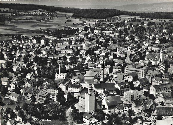 Wohlen AG Flugaufnahme Nr.1901 , 1950 (Gebraucht) in Solothurn für CHF 12 – mit Lieferung auf ...