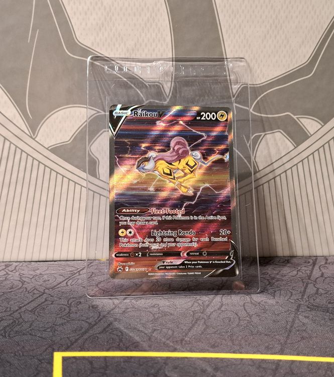 RAIKOU V FULLART GG41/GG70 CROWN ZENITH POKEMON KARTE NEU! | Kaufen auf ...