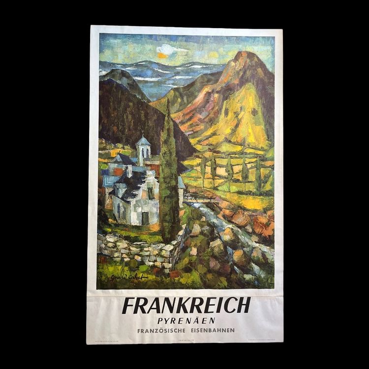 Grosses Plakat Französische Eisenbahnen 1964 | Kaufen auf Ricardo