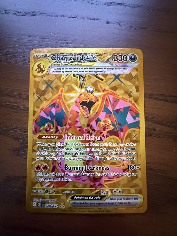 Charizard EX / 228/197 / OBF-ENG (Neu und originalverpackt) in Ste ...