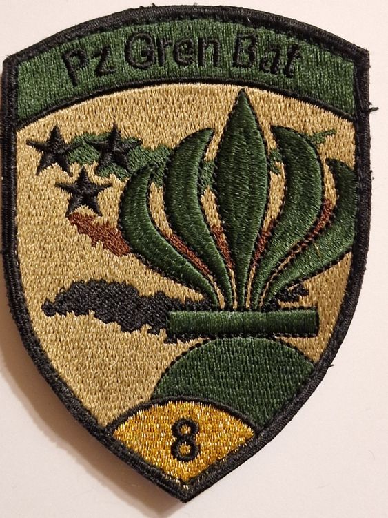 Panzer Badge Panzer Gren Bat 8 Stab Gold Klett (Gebraucht) in Nyon für ...