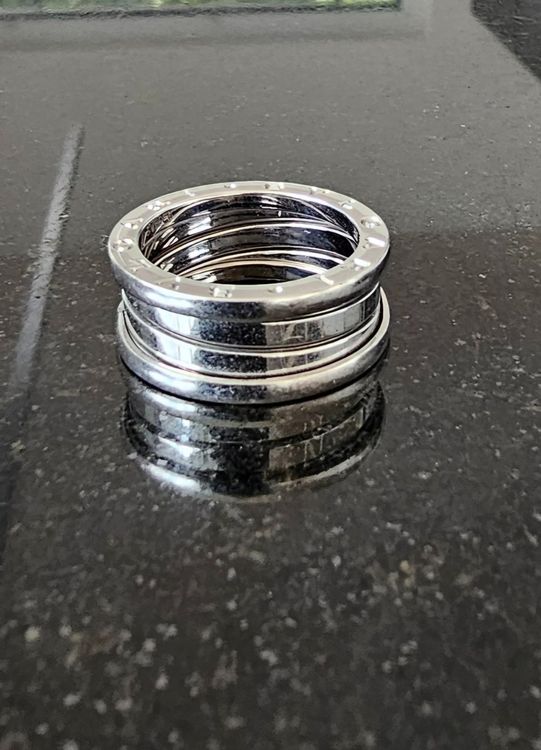 Bulgari Ring B zero 3 band Weissgold (Gebraucht) in Bressaucourt für ...
