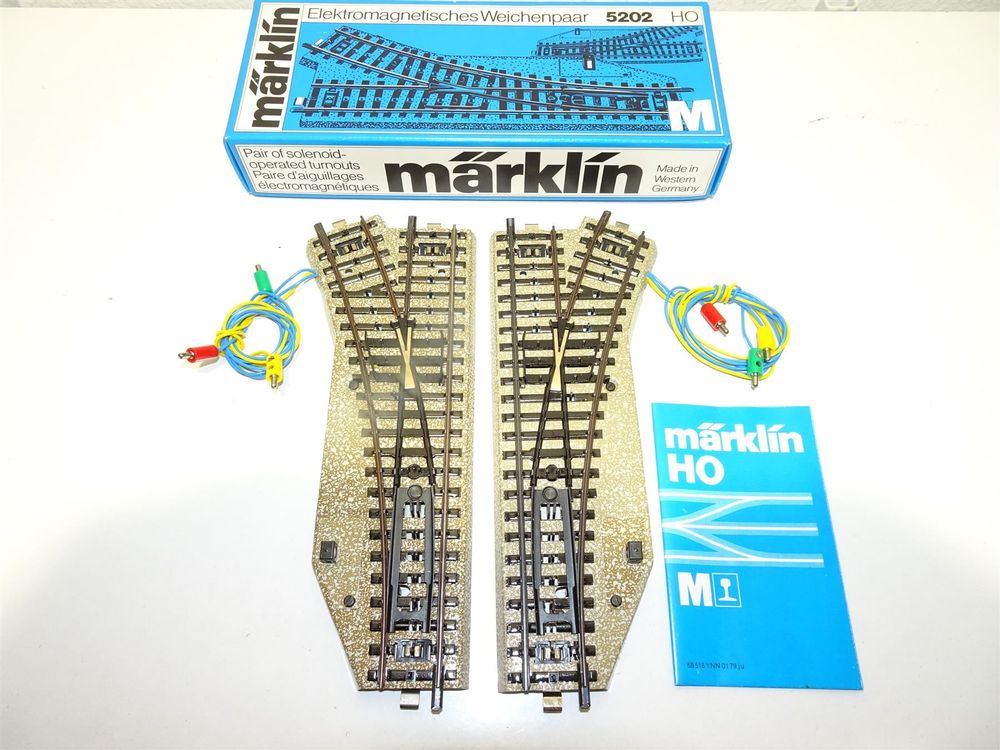 2 Märklin M-Gleis Weichen HO 5202/5221(Y (Gebraucht) in Luzern für CHF ...