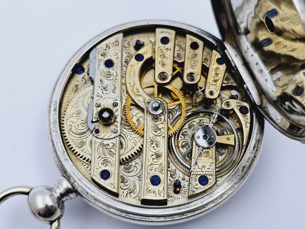 Seltene Antike Taschenuhr Silber Schlüsselaufzug (Gebraucht) in Bassersdorf für CHF 450 – mit ...