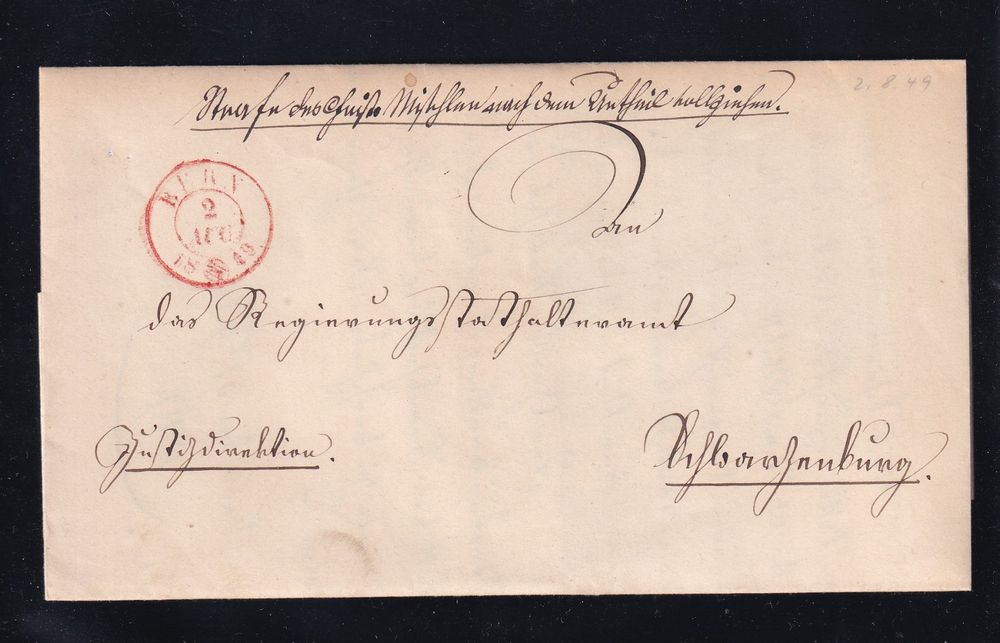 Préphilatélie Bern - Schwarzenburg 1849 (Gebraucht) in Orvin für CHF 11 ...