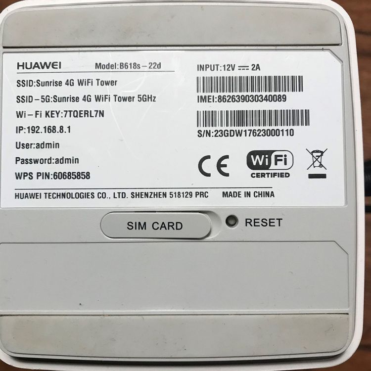 Huawei B618s-22d LTE Modem Router Cat11 (Gebraucht) in Asp für CHF 151 ...