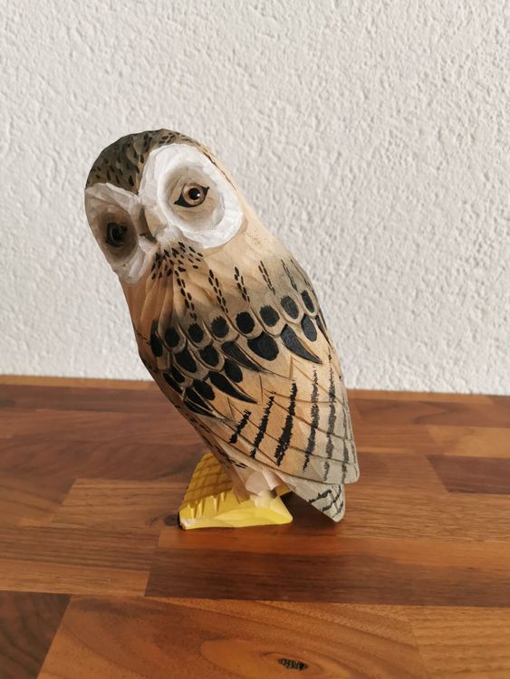 Holzfigur Eule / Figur Eule aus Holz (Gebraucht) in Boniswil für CHF 3 – mit Lieferung auf ...