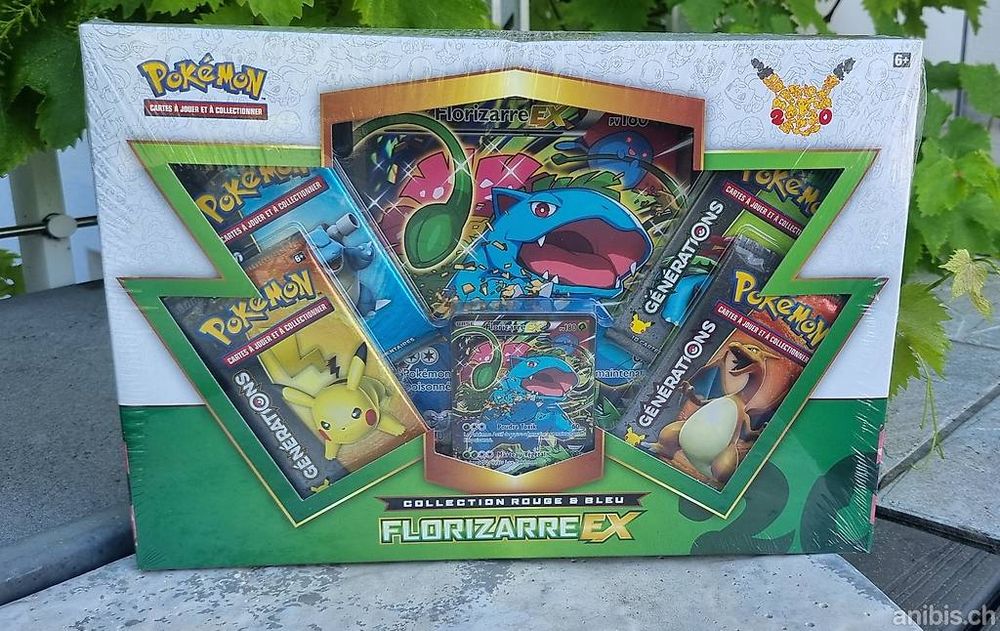 COFFRET POKEMON FLORIZARRE EX - GÉN 20 ANS - 2016 FR (D'occasion) à ...