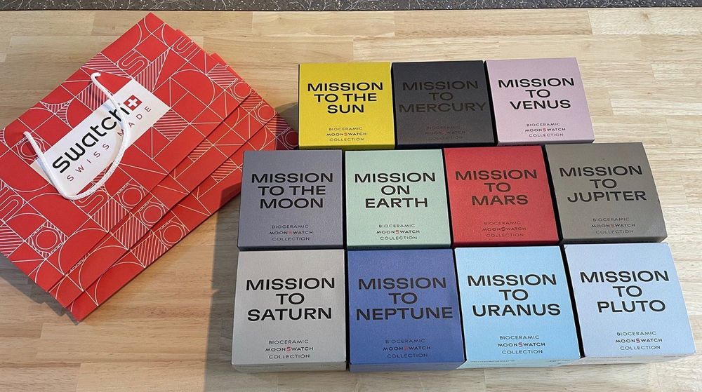 MoonSWatch full collection, Neptune, moon, mercury, etc. (Gebraucht) in ...