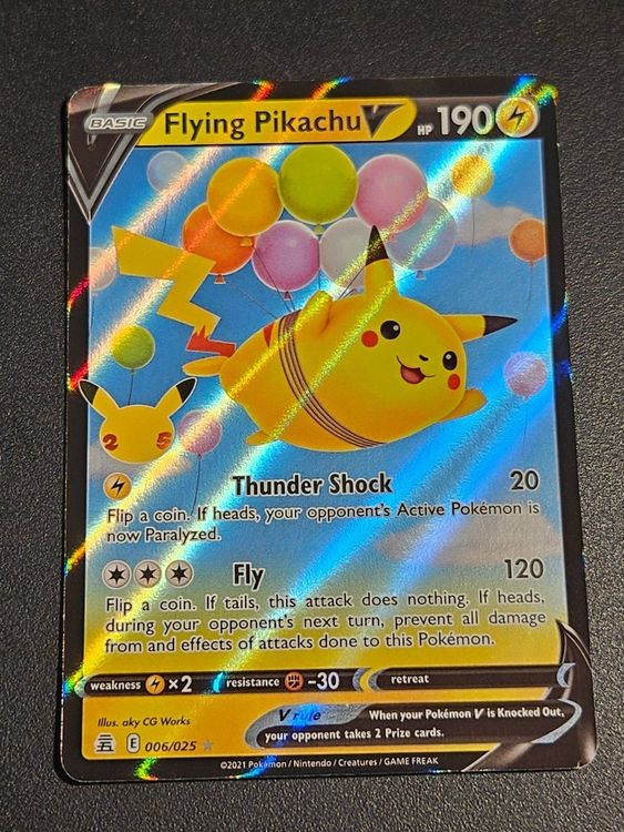 Flying Pikachu V (CEL 006) - Célébrations - SWSH - US | Kaufen auf Ricardo