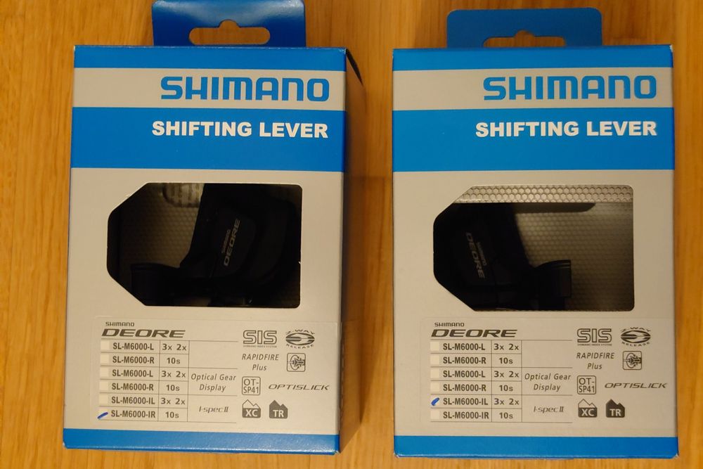 Shimano DEORE SL-M6000 I-Spec II - 2/3x10 - Schalthebel Set (Neu und ...