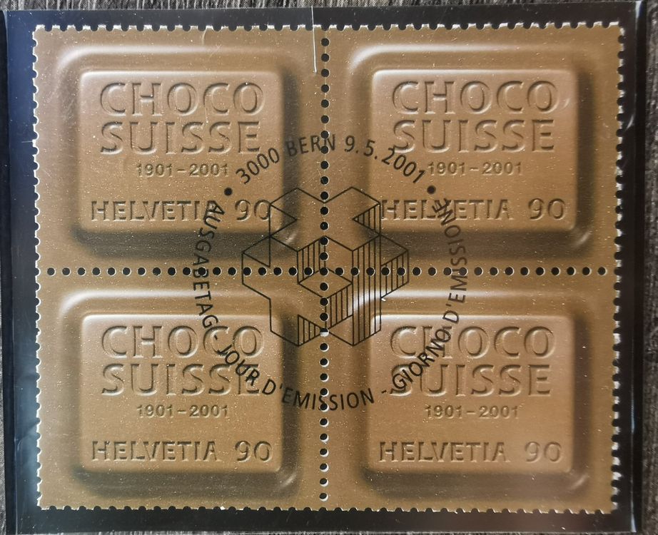 TR99 Bloc Timbre Suisse Oblitère 2001 (Gebraucht) in Cousset für CHF 0.65 – mit Lieferung auf ...