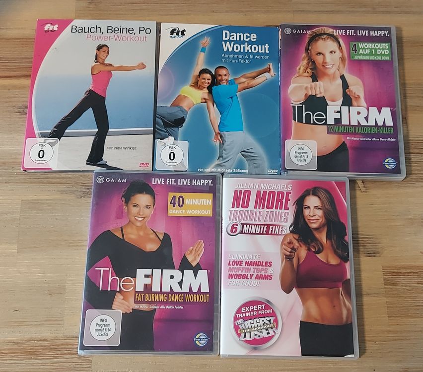 5 Fitness DVDs | Kaufen auf Ricardo