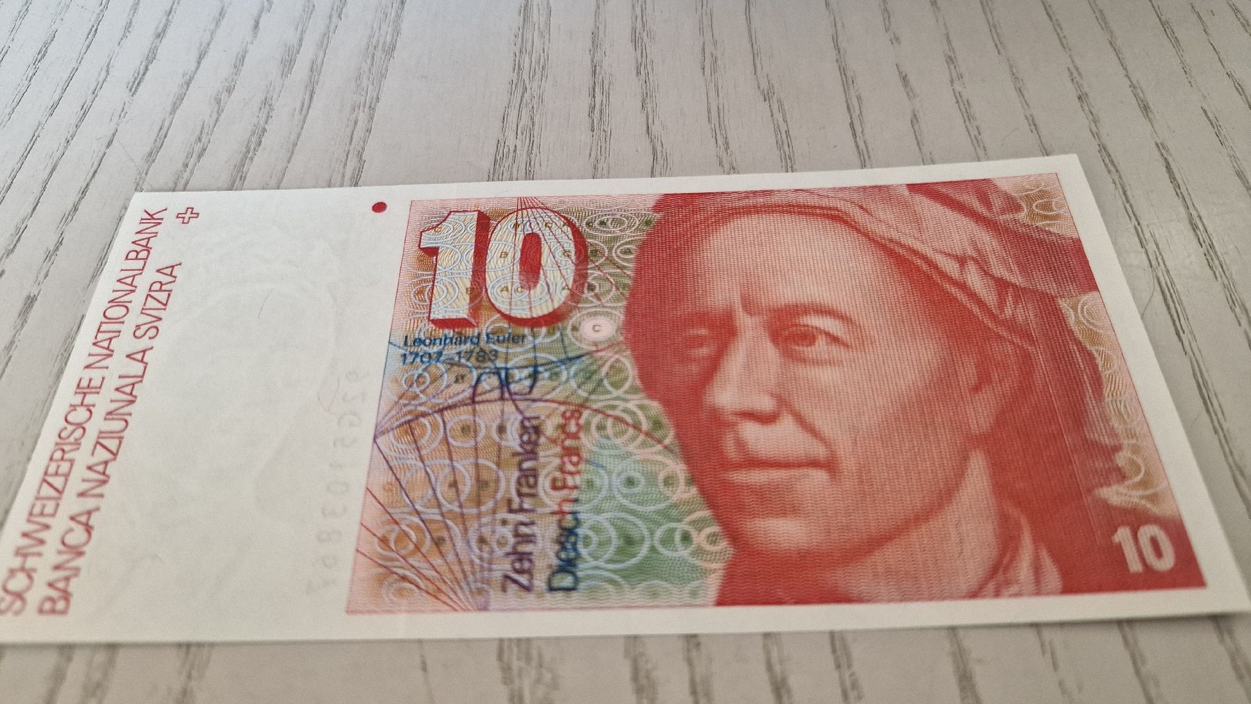 Schweizer 10-Franken-Note, 1992 Sammlerstück! (Neu und originalverpackt ...