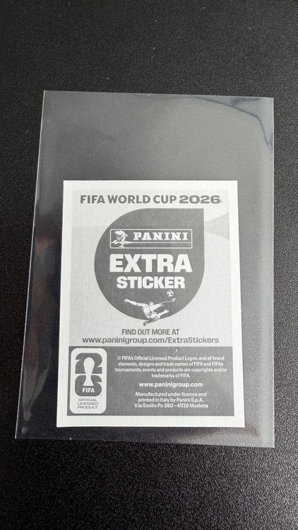 Panini FIFA WM 2026 Extra Sticker - Lionel Messi / Hakimi (Neu (gemäss ...