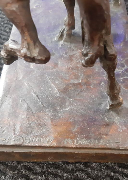 Bronze Figur Arnold Huggler (Gebraucht) in Degersheim für CHF 590 – mit ...