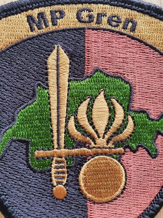 Badge MP Grenadier MP Gren mit klett (Neu und originalverpackt) in ...