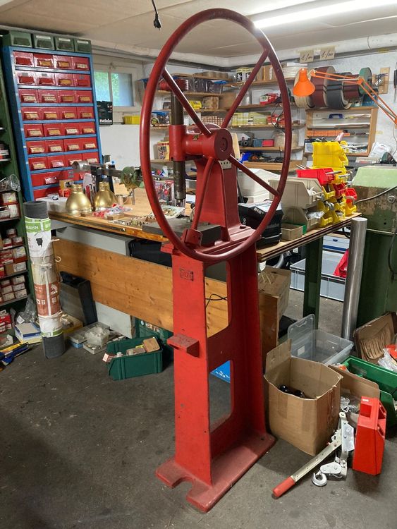 Dornpresse, Handpresse, Presse mit Handrad, Stanze (Gebraucht) in ...