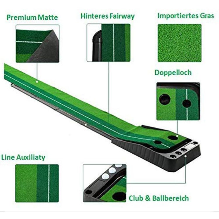 Golf Putting Matte Indoor Golfball Set | Kaufen auf Ricardo