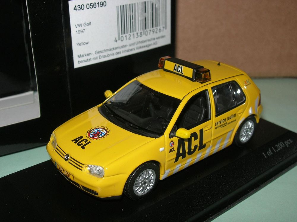 VW Golf 1997 "ACL" * Minichamps 1:43 (Neu und originalverpackt) in ...