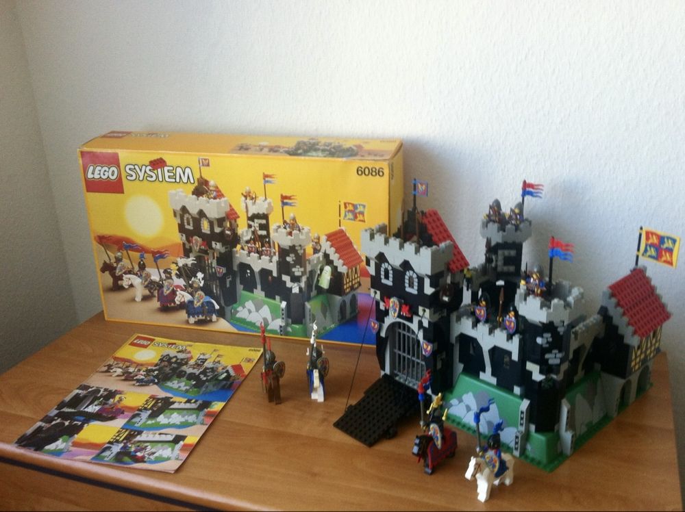 LEGO 6086 Schwarze Ritterburg Vintage mit OVP & Anleitung (Gebraucht) in Hergiswil NW für CHF ...