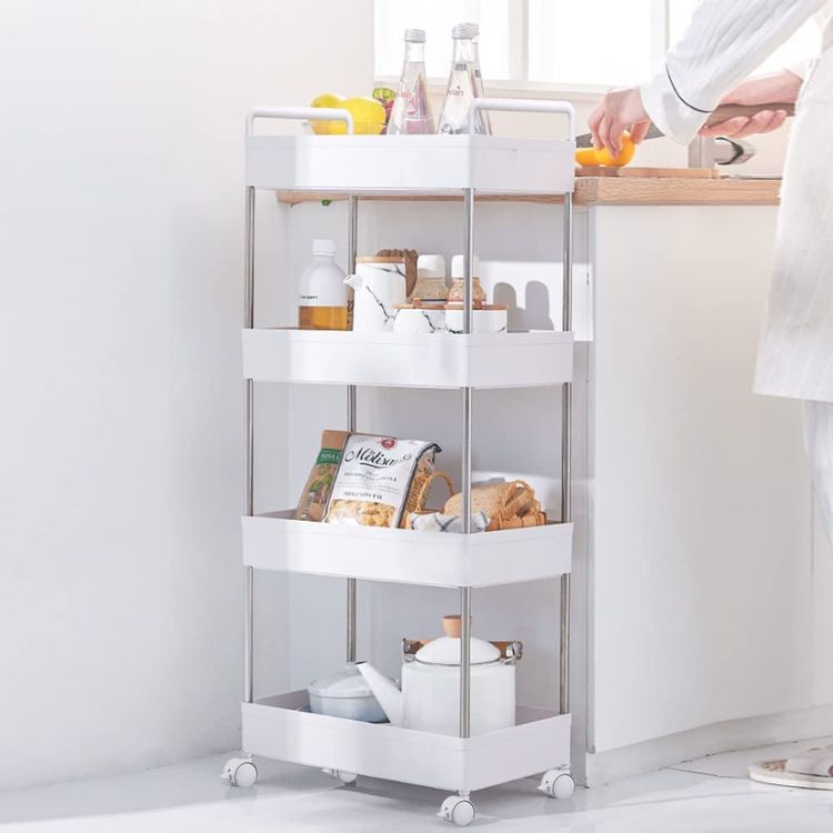 Rollwagen Rollen 3 Ablagen Küchenwagen Servierwagen Weiss (Neu (gemäss Beschreibung)) in Herisau ...