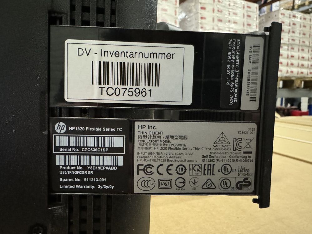 2000 x HP THINCLIENT T520 | Kaufen auf Ricardo