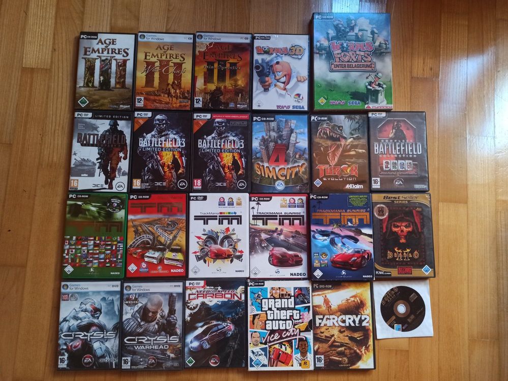PC Spielesammlung / PC Game Collection (Gebraucht) in Birwinken für CHF ...