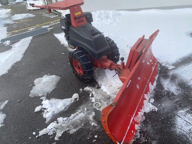 Rapid 105 Schneepflug Wegen platz menge günstig ab zu geben (Gebraucht ...