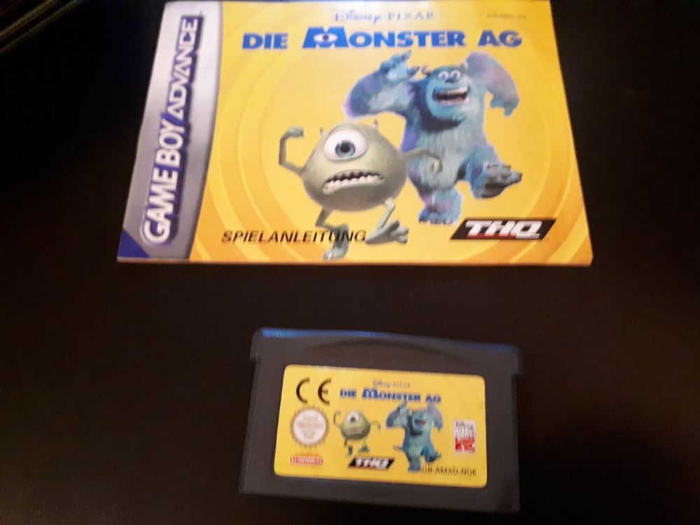 Nintendo Gameboy Advance GBA - Die Monster AG Disney +Anleit | Kaufen ...