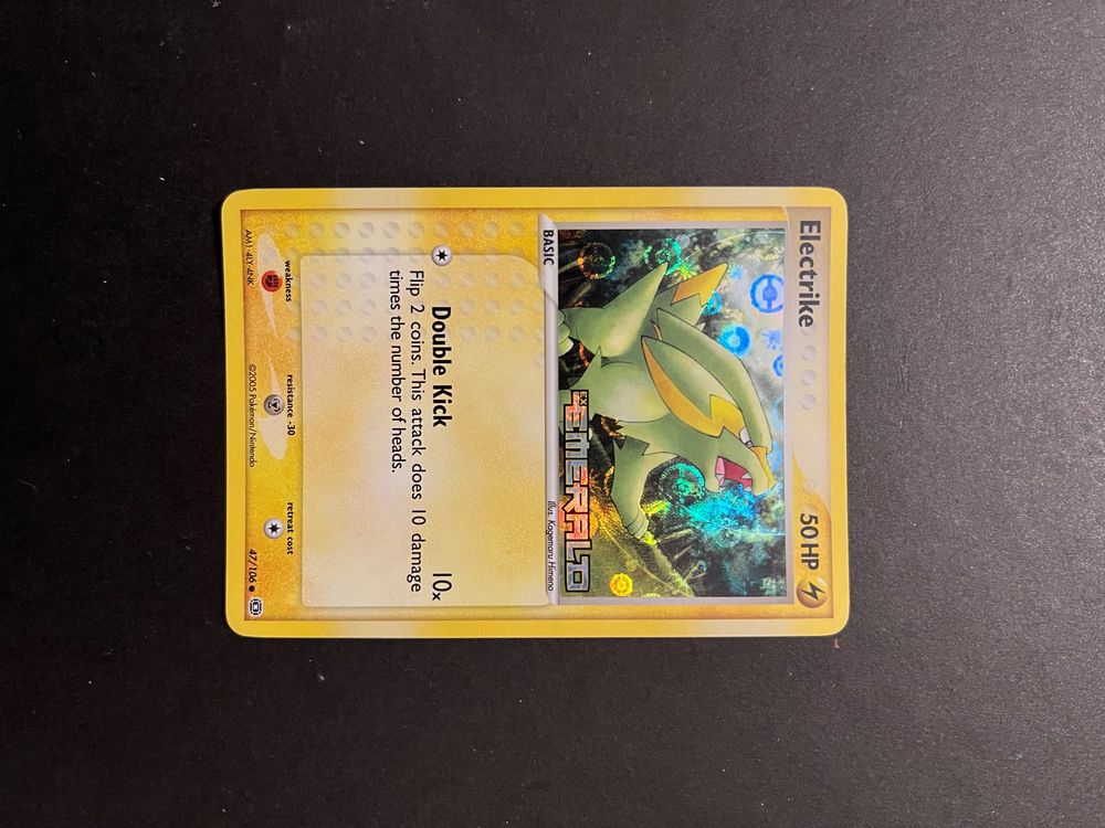 Pokemon Card - Electrike EX Unseen Forces 47/106 | Kaufen auf Ricardo
