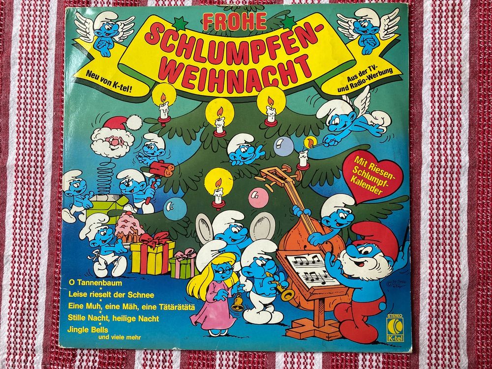 Die Schlümpfe – Frohe Schlumpfen-Weihnacht (Vinyl) 🎵 (Gebraucht) in ...