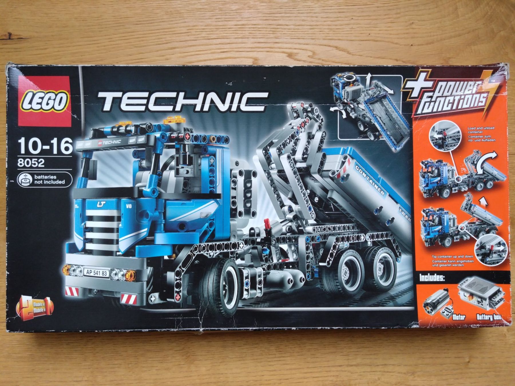 Lego Technic 8052 Container-Truck mit OVP / zerlegt+sortiert (Gebraucht ...