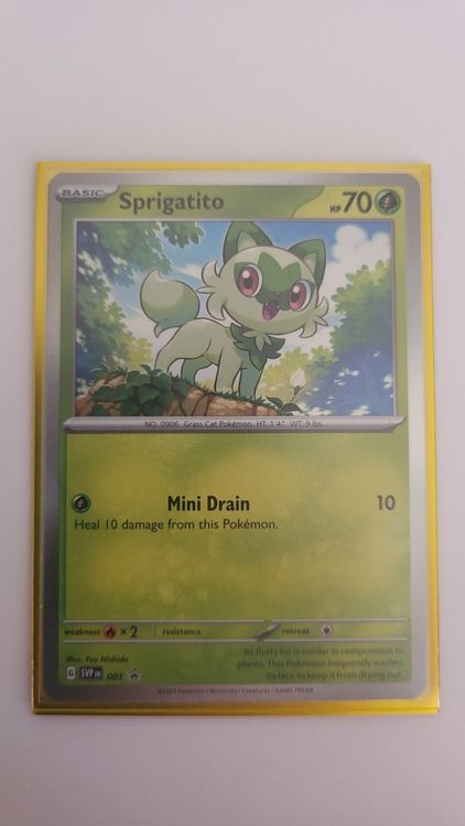 Sprigatito 001 promo EN (SVP) | Kaufen auf Ricardo