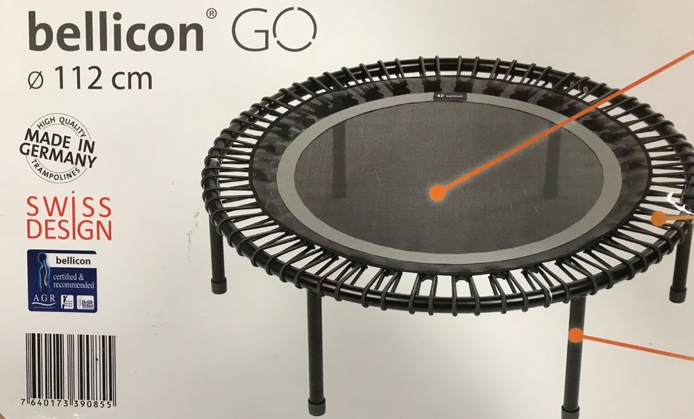 bellicon Go 112 cm Trampolin black originalverpackt | Kaufen auf Ricardo