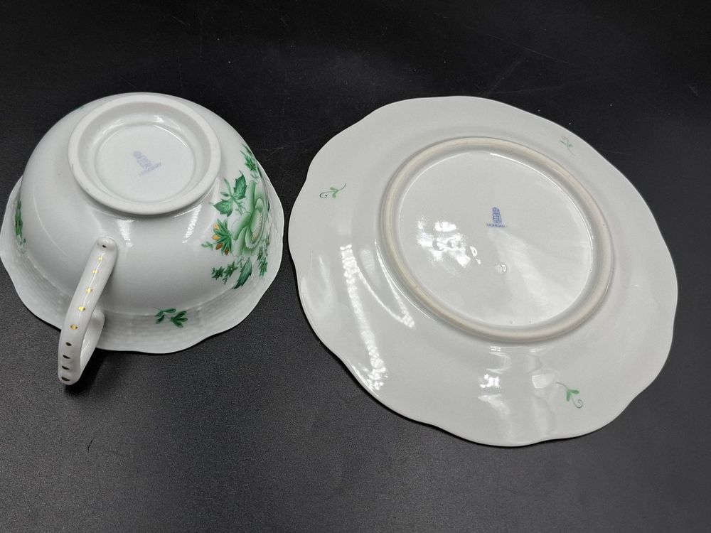 Herend Nanking Bouqet Tea Coffee Сup &Saucer Ungarn 1960er (Gebraucht ...
