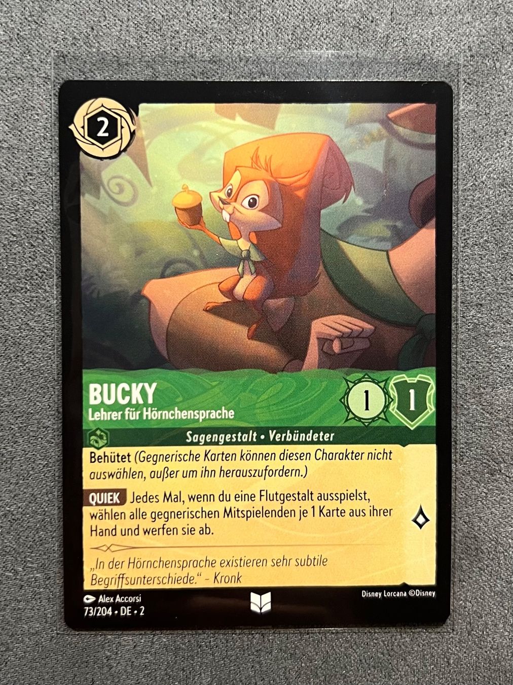 Bucky DE 73 Disney Lorcana 2 Königreich für ein Lama (Neu (gemäss ...