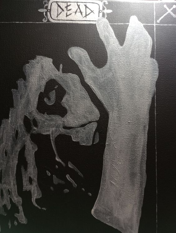 Mayhem Black Metal Painting of Dead Ohlin (Neu und originalverpackt) in ...