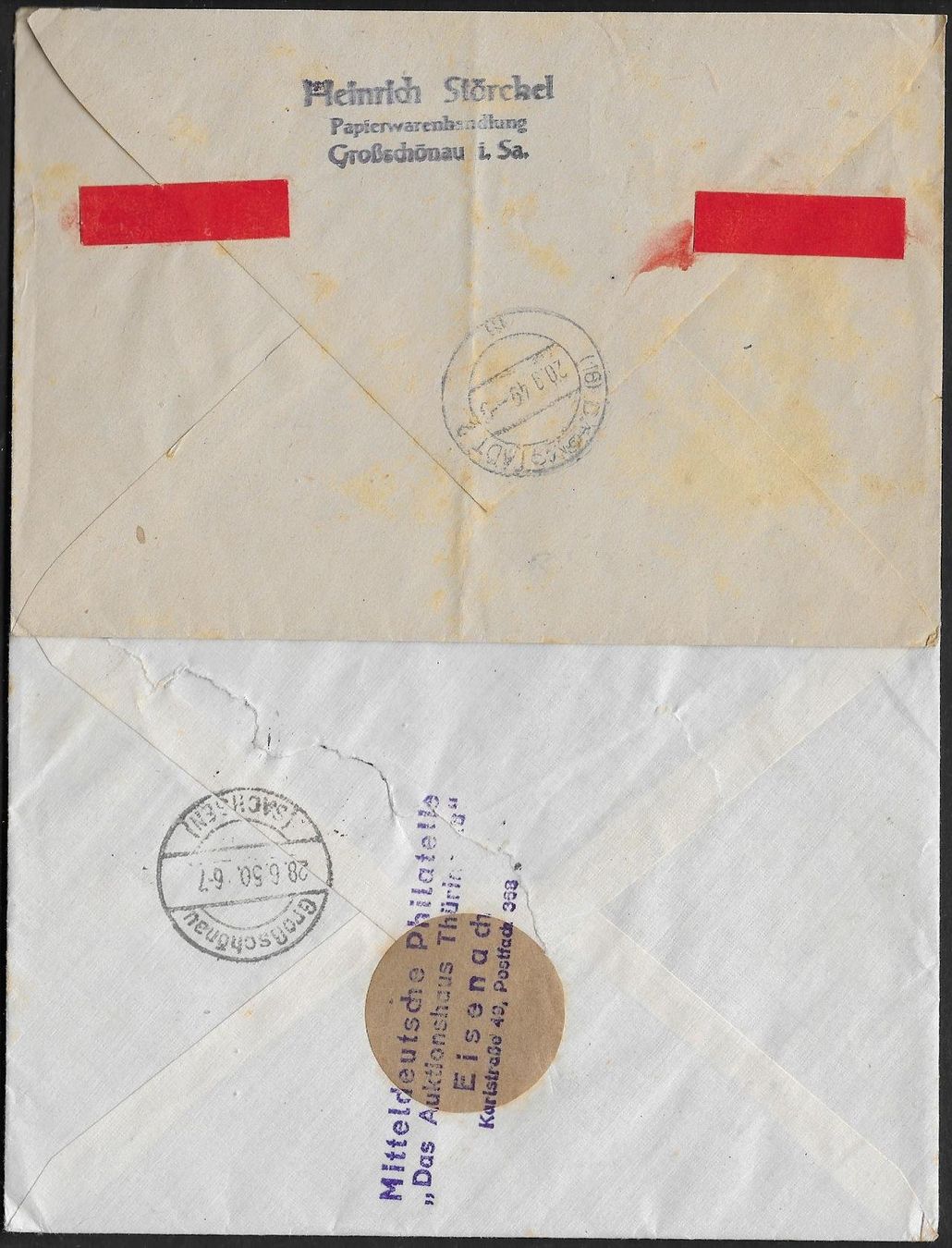1949/50 drei Briefe Deutsche Post Frankaturen sauber ab 1.- (Gebraucht ...