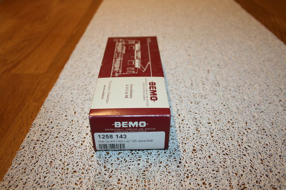 Bemo 1258 143 RhB Ge 4/4 II 623 Bonaduz 125 Jahre RhB digita (Gebraucht ...