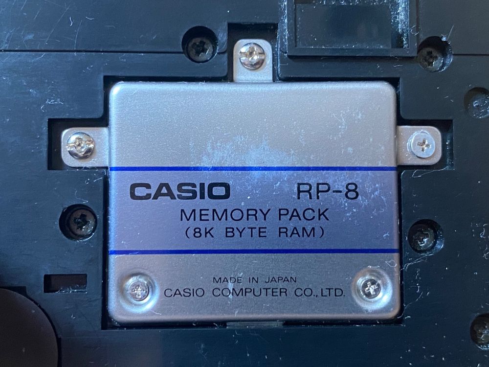Casio RP-8 Memory Pack für Casio FX Personal Computer (Gebraucht) in ...