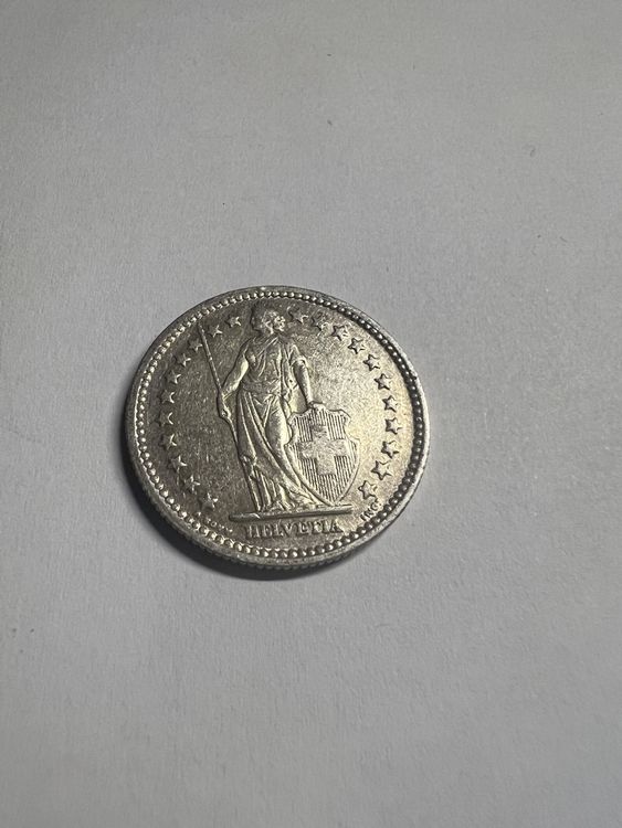 Silbermünze 2 Franken Helvetia 1941 Schweiz Vreneli Jahrgang (Gebraucht) in Glattpark(Opfikon ...